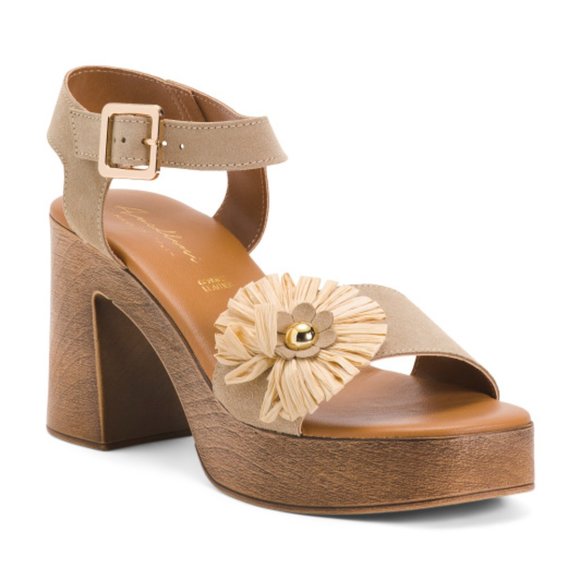 Avellini | Shoes | New Avellini Made In Italy Suede Heeled Sandals With ...